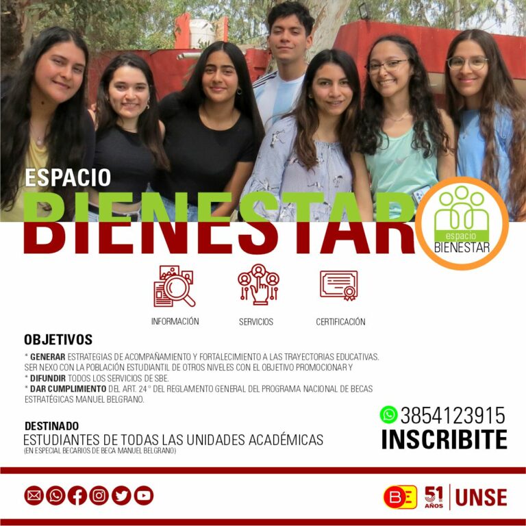 Bienestar Estudiantil - UNSE - Sitio Oficial de la Secretaría de ...
